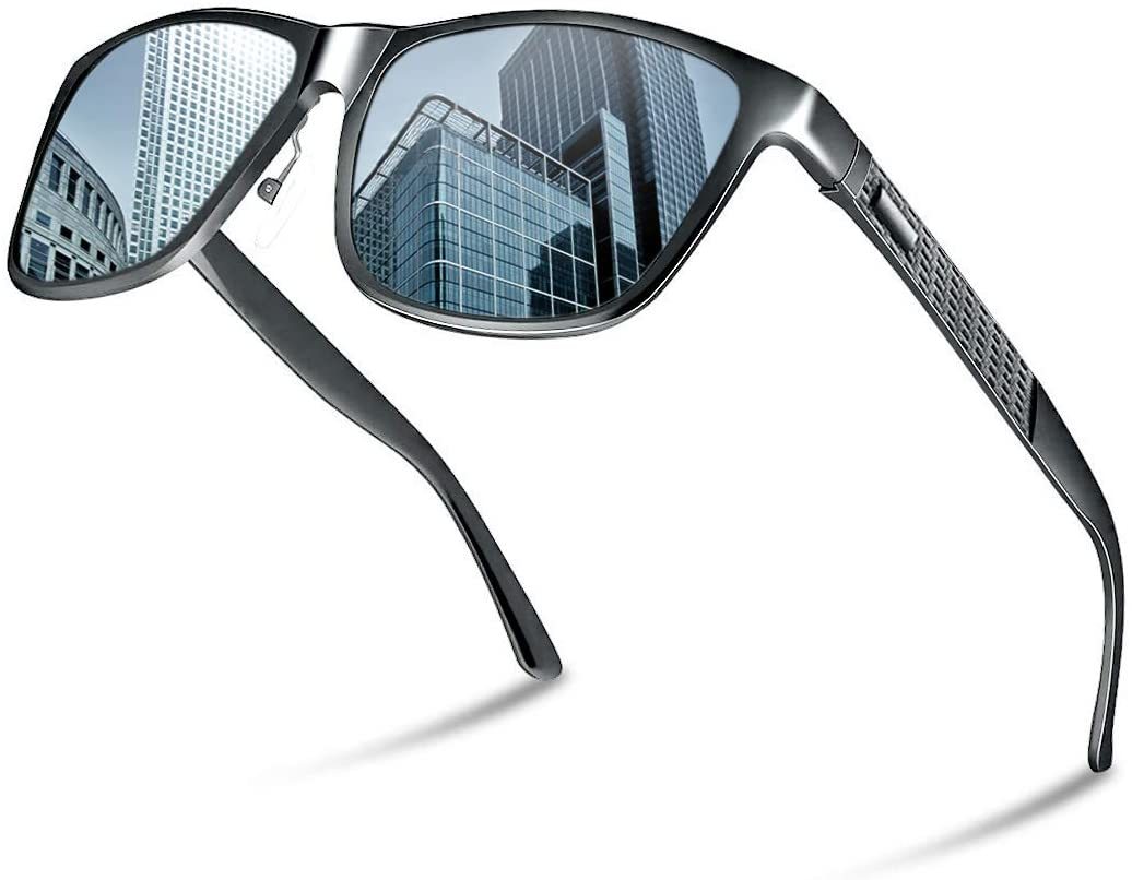 Glazata 偏光サングラス UV400 紫外線カット メタルフレームスポーツサングラス 野球 ゴルフ 運転 男女兼用 グレー(その他)｜売買されたオークション情報、yahooの商品情報を ...