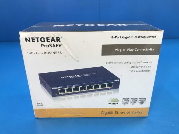 NET GEAR / ネットギア 8-Port Gigabit Desk top Switch GS108 60(周辺機器)｜売買された ...