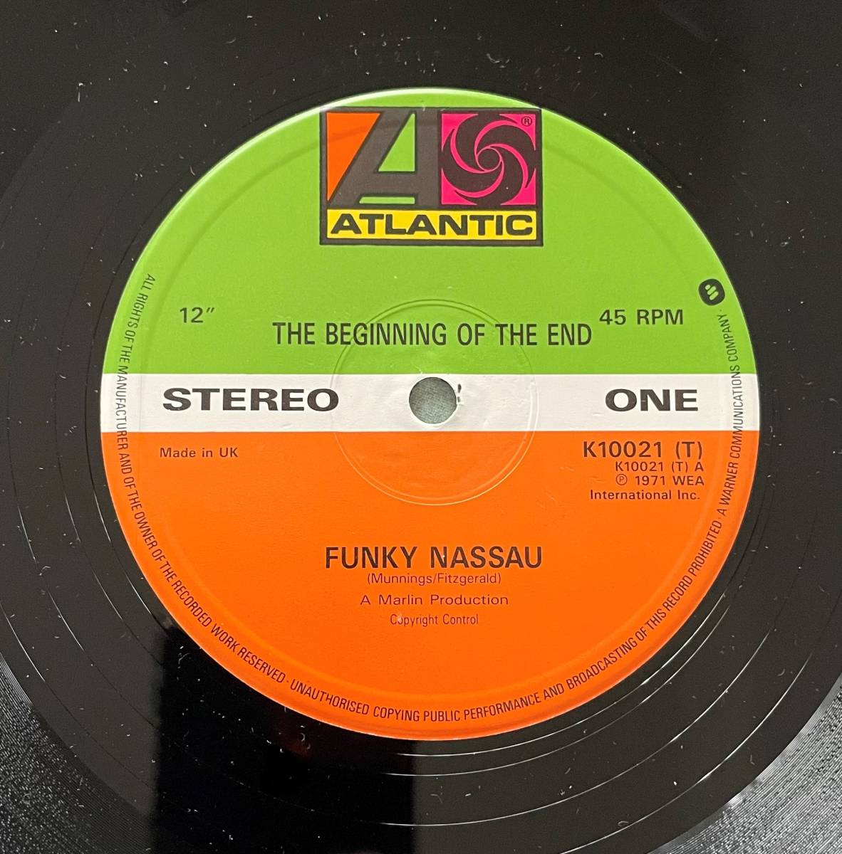 U.K.オリジナル盤 12' THE BEGINNING OF THE END ／FUNKY NASSAU(ディスコ)｜売買されたオークション ...