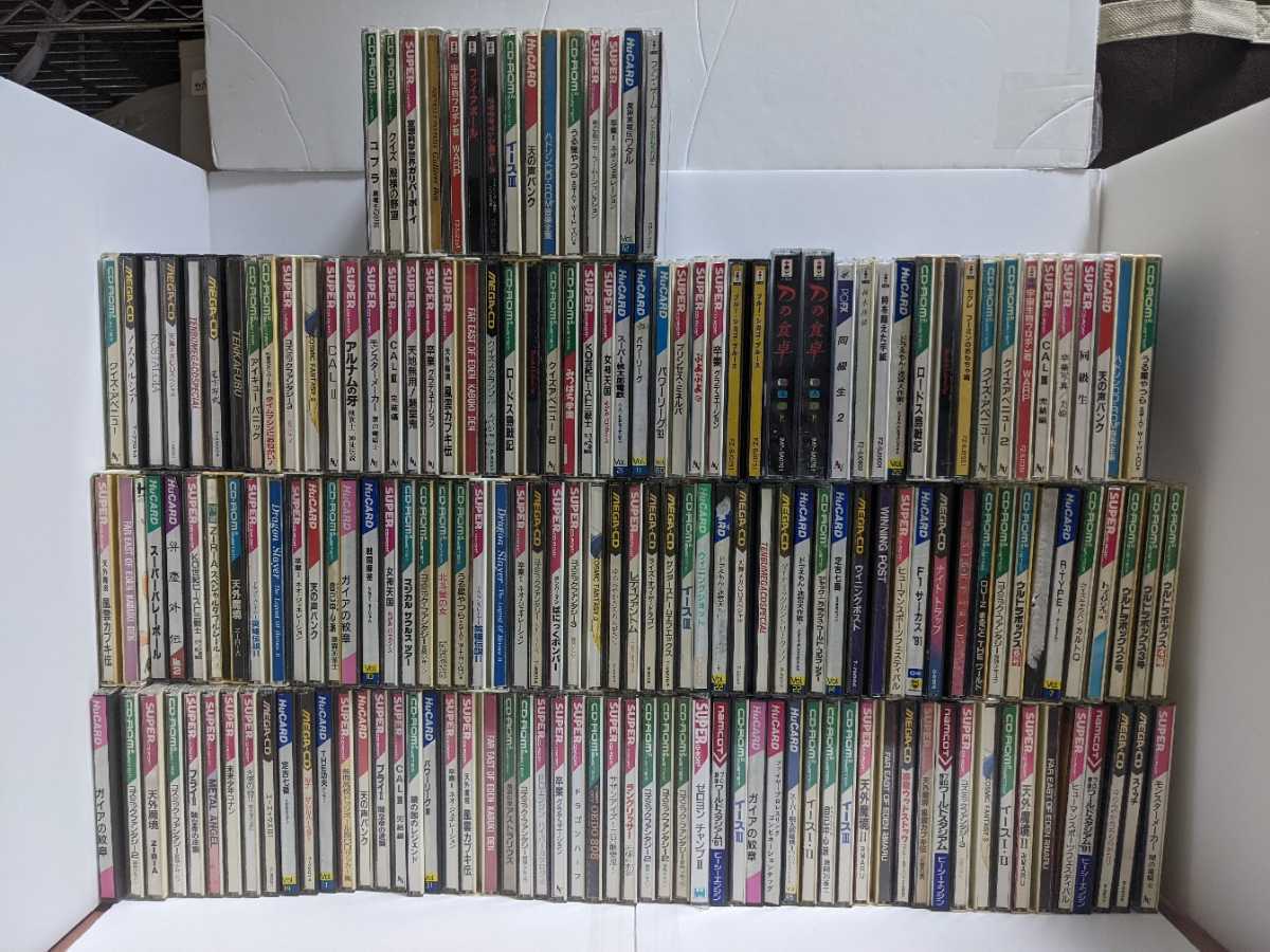 PCエンジン CD-ROM2 HUカード MEGA-CD 3DO PC-FX まとめ 動作未確認 タイトル一致 155枚 大量 処分 まとめて イース R-TYPE(その他)｜売買された ...