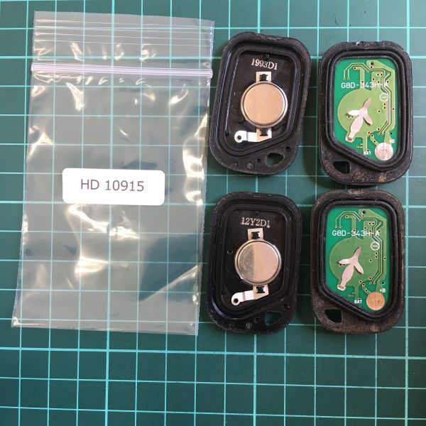 HD10915 設定方法付 G8D-343H-A 2個 ホンダ 純正 キーレス HM1/2/3/4系バモス GD1 GD2 フィット JD1 ...