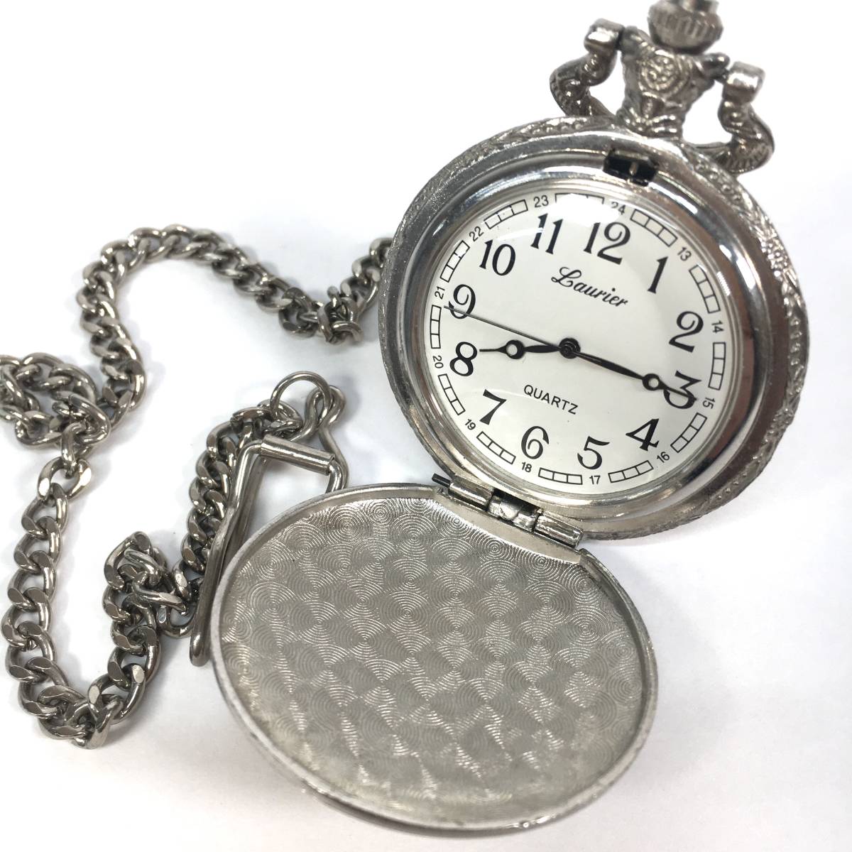 N Laurier ローリエ QUARTZ クォーツ懐中時計 一律520円(クォーツ式)｜売買されたオークション情報、yahooの商品情報を ...