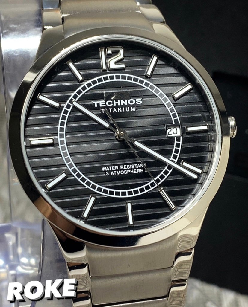 2022新作 テクノス TECHNOS 正規品 腕時計 オールチタン製 ビジネスウォッチ 日本製クオーツ カレンダー ブラック 国内正規品(テクノス)｜売買されたオークション情報、yahooの ...