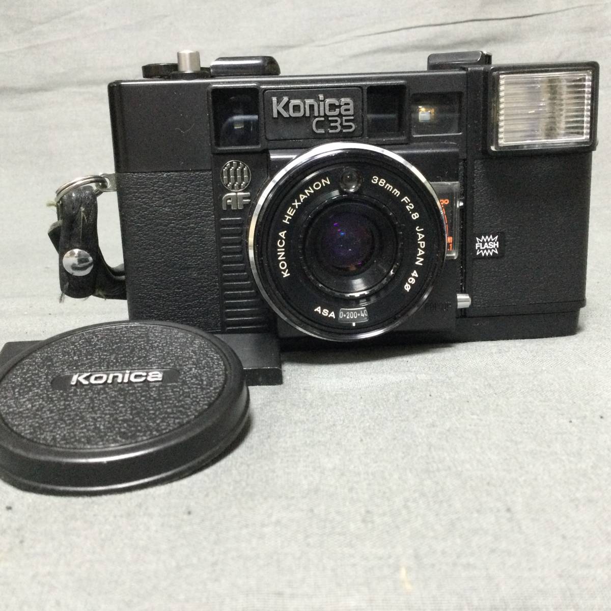 407/7 182394 Konica C35 AUTO FOCUS フィルムカメラ KONICA HEXANON 38mm F2.8 コニカ ...