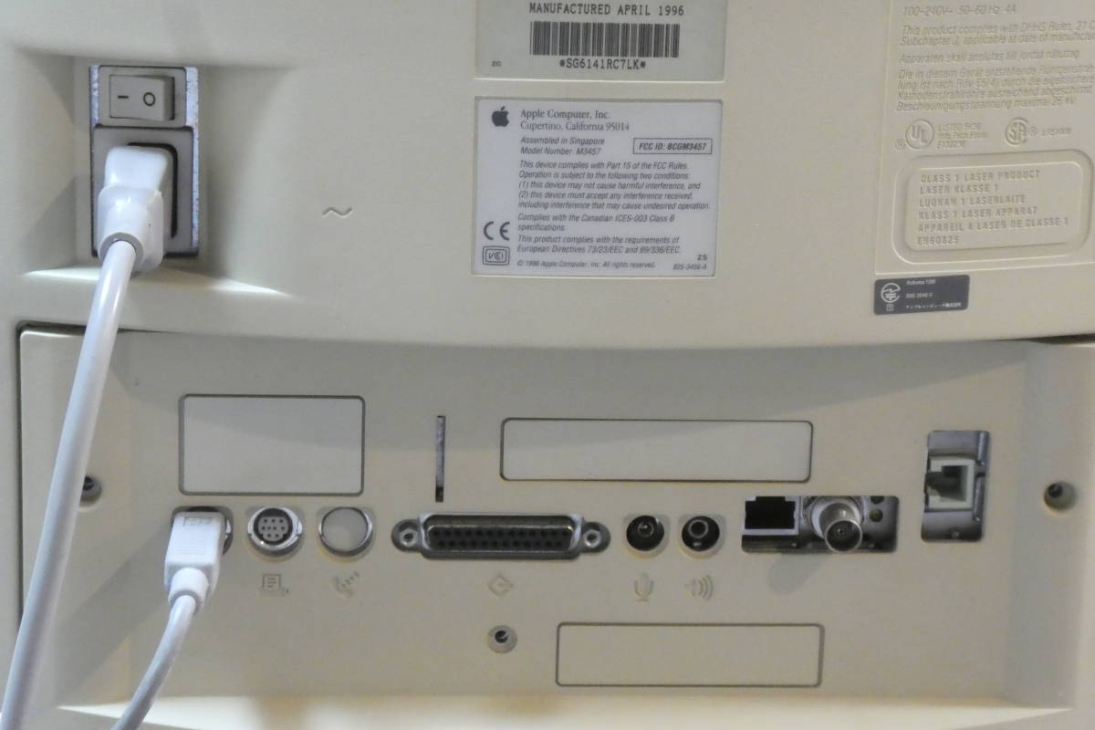 Mac Macintosh Performa 5260 マック マッキントッシュ パフォーマ5260 HDD80GB /内蔵PRAM電池交換済 ...