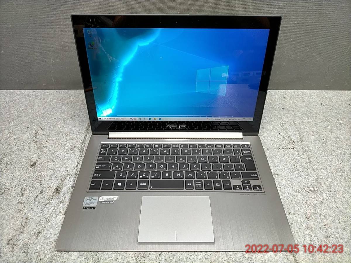MC64M12 ASUS UX31A Core i7 3517U 8GB 256GB SSD Win10インストール済 難有品(13インチ ...