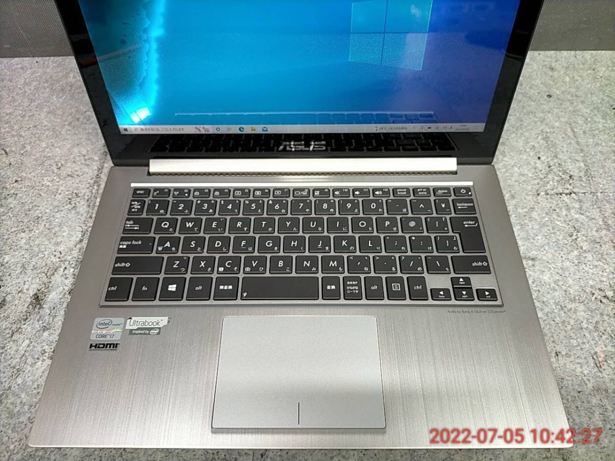 MC64M12 ASUS UX31A Core i7 3517U 8GB 256GB SSD Win10インストール済 難有品(13インチ ...