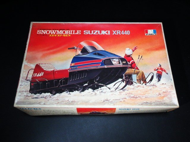 XN121 ナカムラ 1/32 スズキ XR440 スノーモービル プラモデル ゼンマイ動力付 / 中村産業 SNOWMOBILE ...