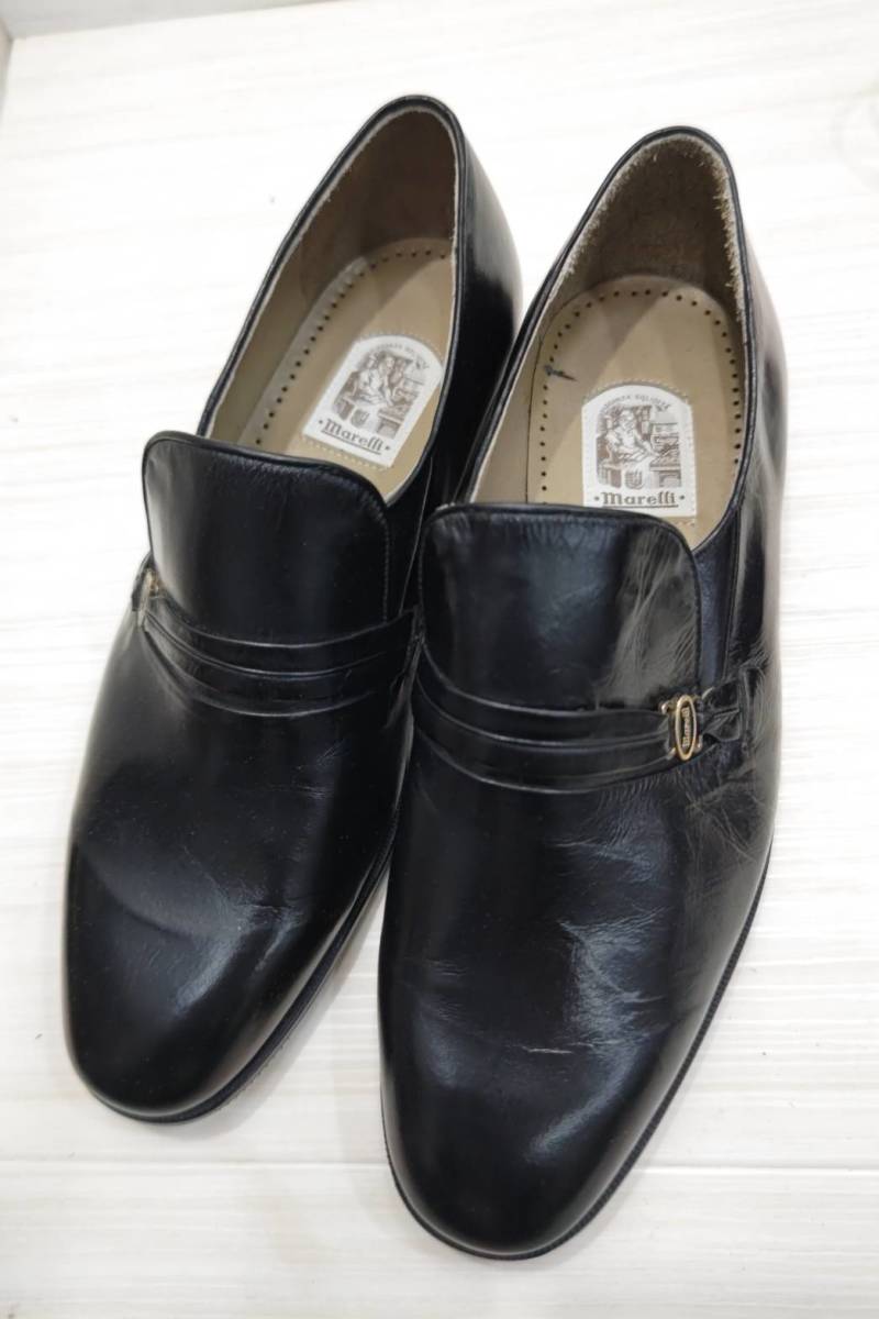 S65878 marelli マレリー レザーシューズ サイズ25cm EE black 黒 ブラック ストレートチップ 日本製 ビジネス メンズ 美(25.0cm)｜売買されたオークション ...