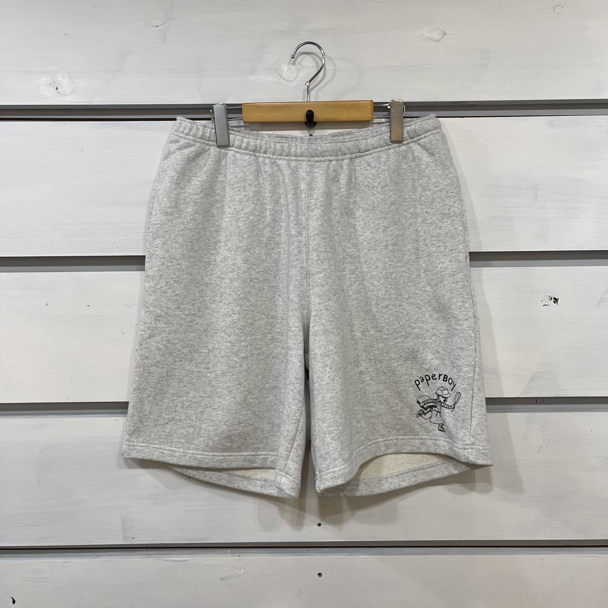 XLサイズ paperboy × BEAMS / 別注 Sweat Shorts ペーパーボーイ ビームス スウェット ショーツ(ボトムス ...