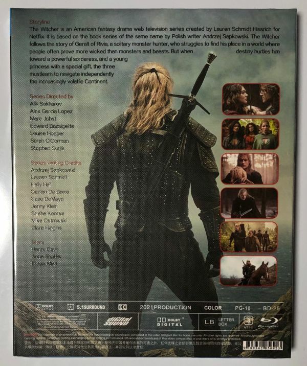 吹替あり海外ドラマ ウィッチャー シーズン1 ブルーレイ Blu-ray The Witcher Season 1 ヘンリー カヴィル 全話 ...
