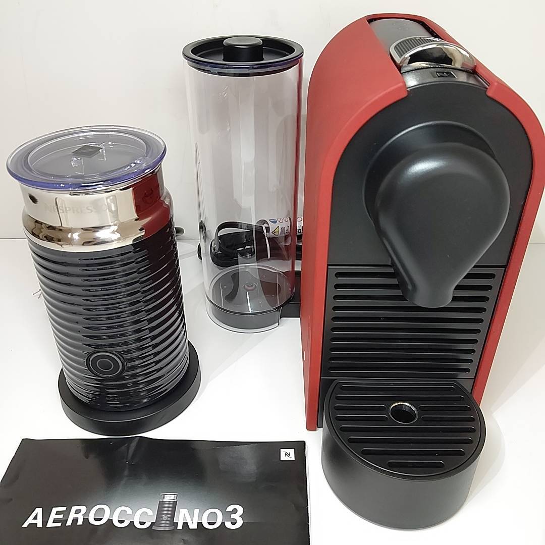 NESPRESSO ネスプレッソ コーヒーメーカーC50 エアロチーノ3 セット 2016年製(コーヒーメーカー一般)｜売買されたオークション ...