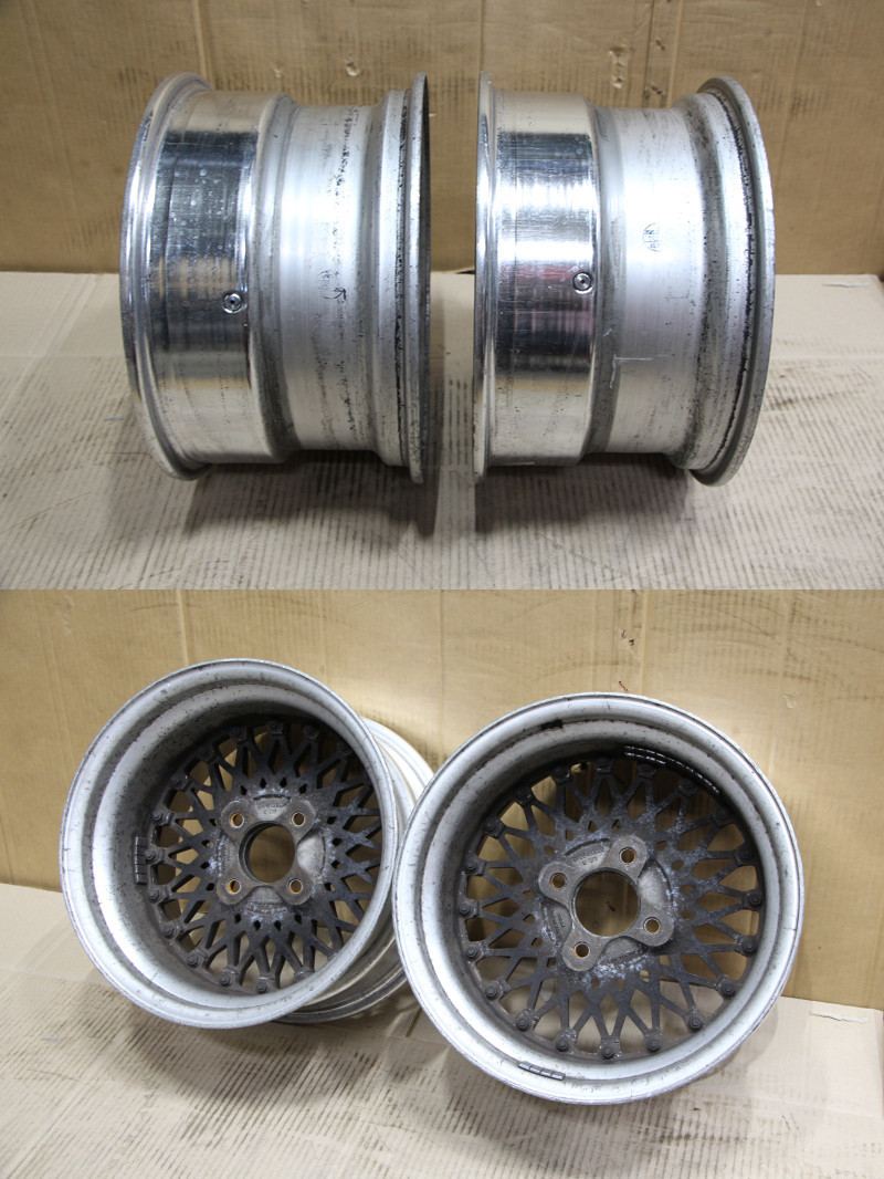 A728 旧車 激レア 絶版 当時物 SSR メッシュ 15X8.5J -7 PCD114.3 2本 JDM USDM S13 S14 ...