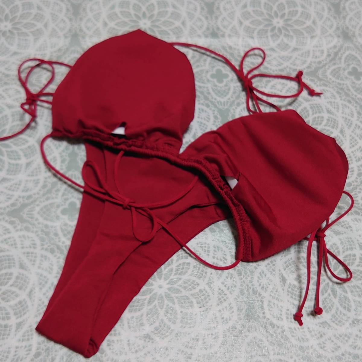 格安 水着 ビキニ 三角ビキニ ワインレッド 品/0443(三角ビキニ)｜売買されたオークション情報、yahooの商品情報をアーカイブ公開 - オークファン（aucfan.com）