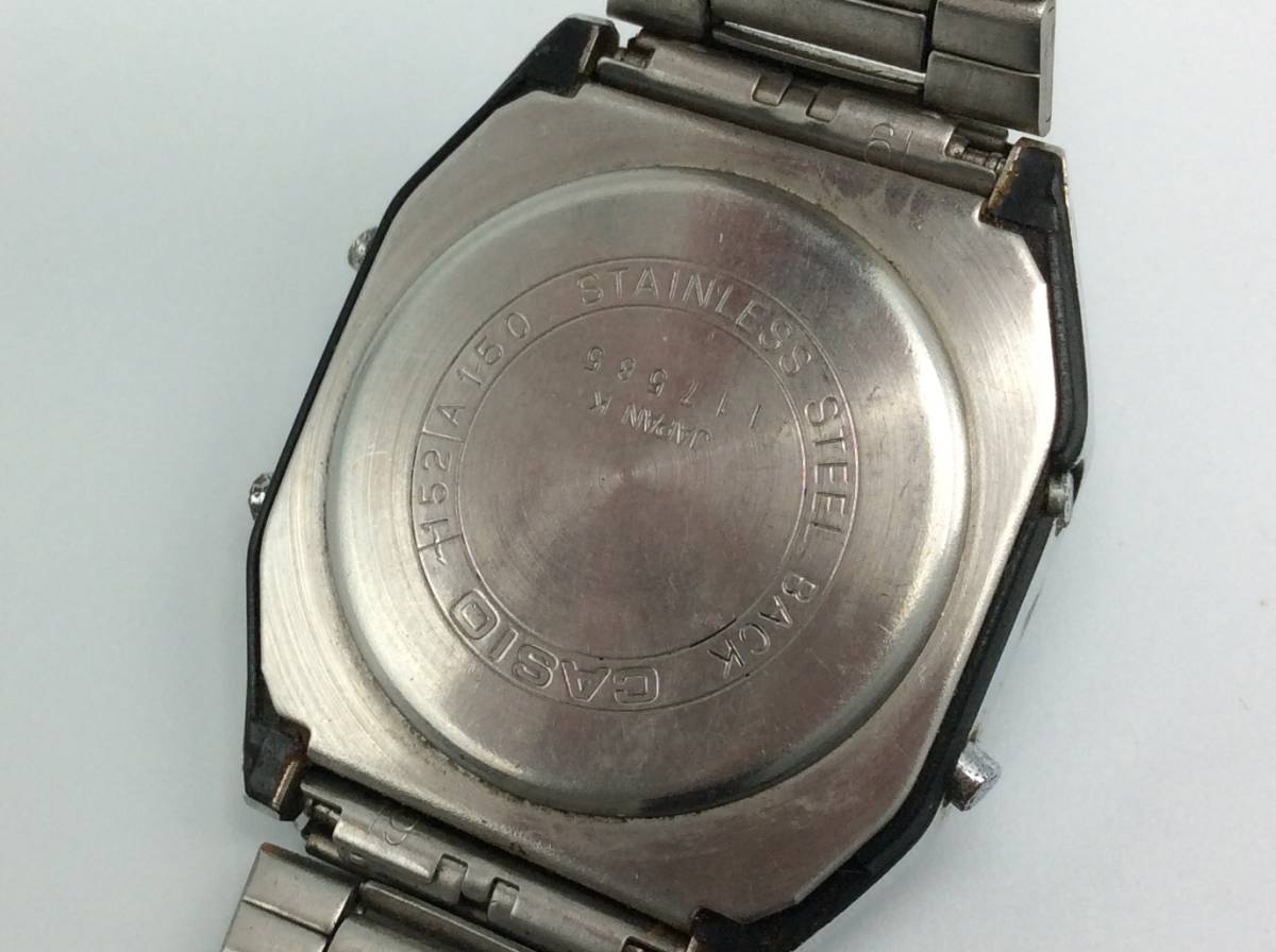 T26 カシオ/2点セット 不動 腕時計 CASIO 152 A150 / 415 W34 デジタル 不動品 ジャンク セット まとめ(カシオ ...