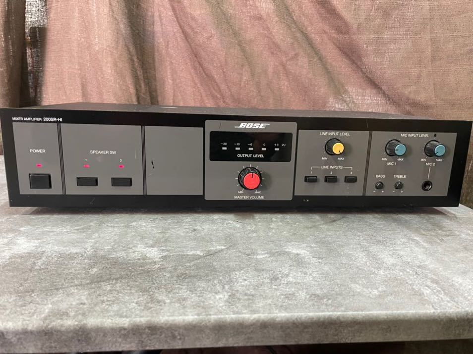 BOSE MIXER AMPLIFIER 200SR-HI ミキサー アンプ(BOSE)｜売買されたオークション情報、yahooの商品情報を ...
