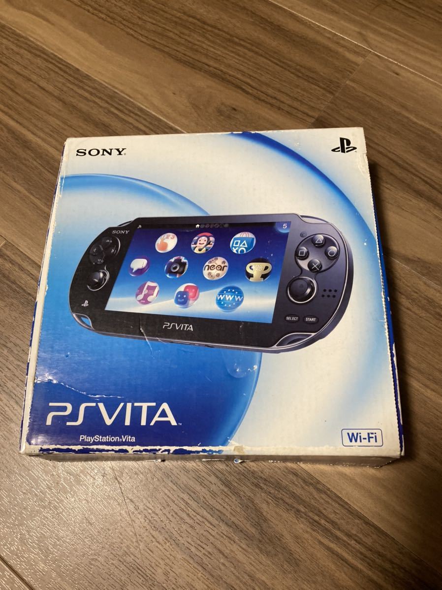 み PlayStation Vita 本体 Wi‐Fiモデル クリスタル ブラック PCH-1000 ZA01 SONY Wi-Fiモデル ...