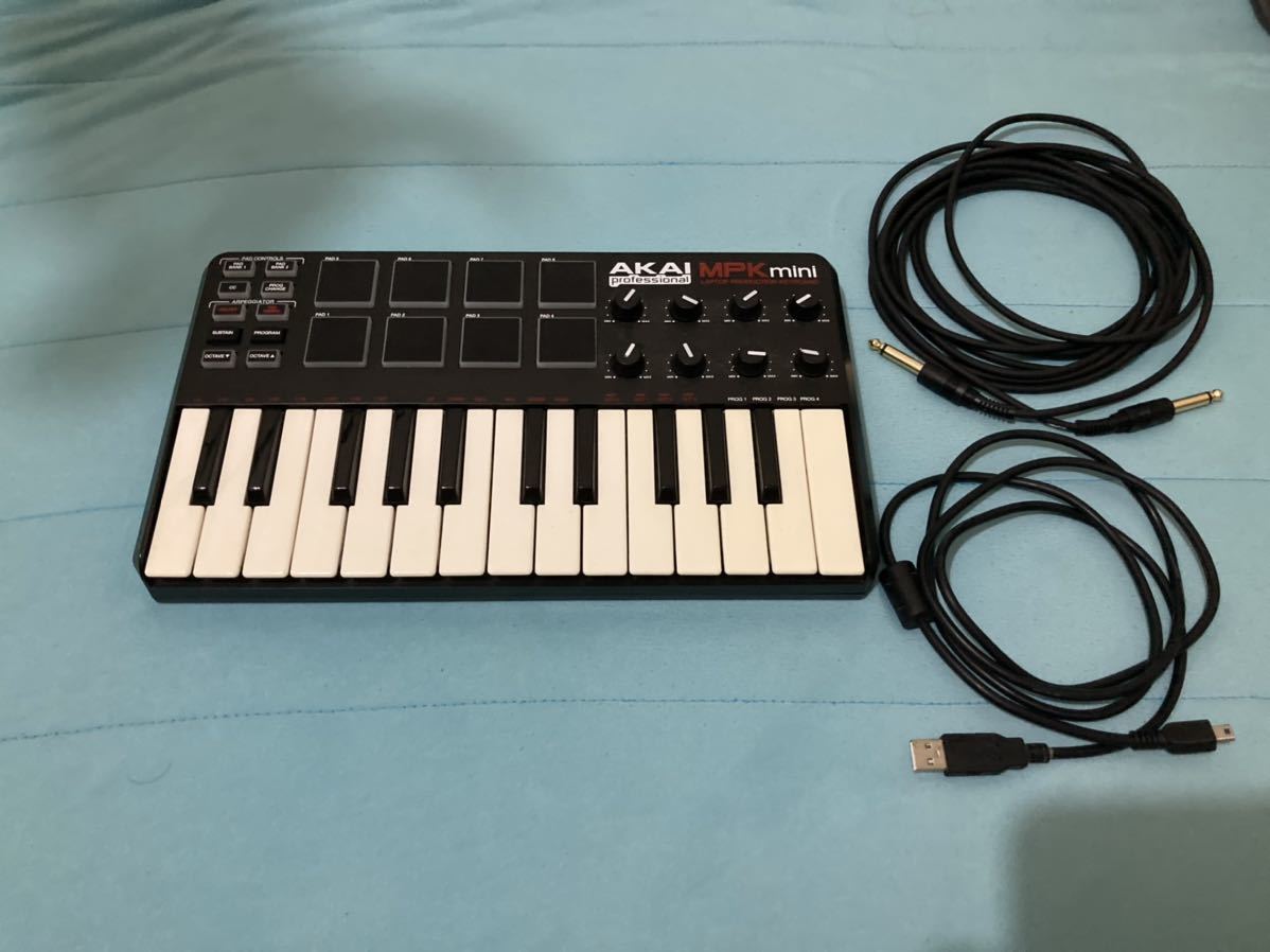 AKAI Akai Professional MIDIキーボード MPK mini laptop production keyboard ...
