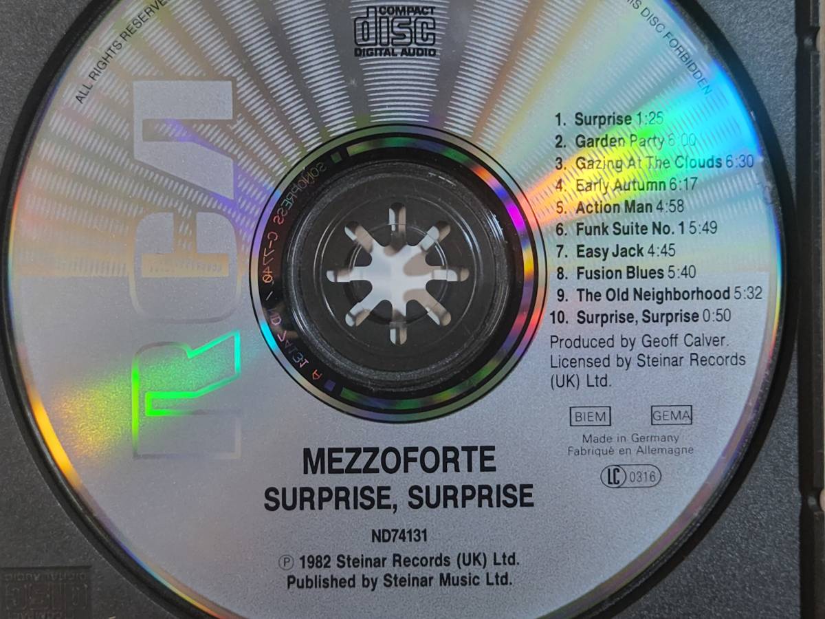 MEZZOFORTE メゾフォルテ SURPRISE SURPRISE 輸入盤CD ガーデン パーティー(フュージョン)｜売買されたオークション情報、yahooの商品情報をアーカイブ公開 ...