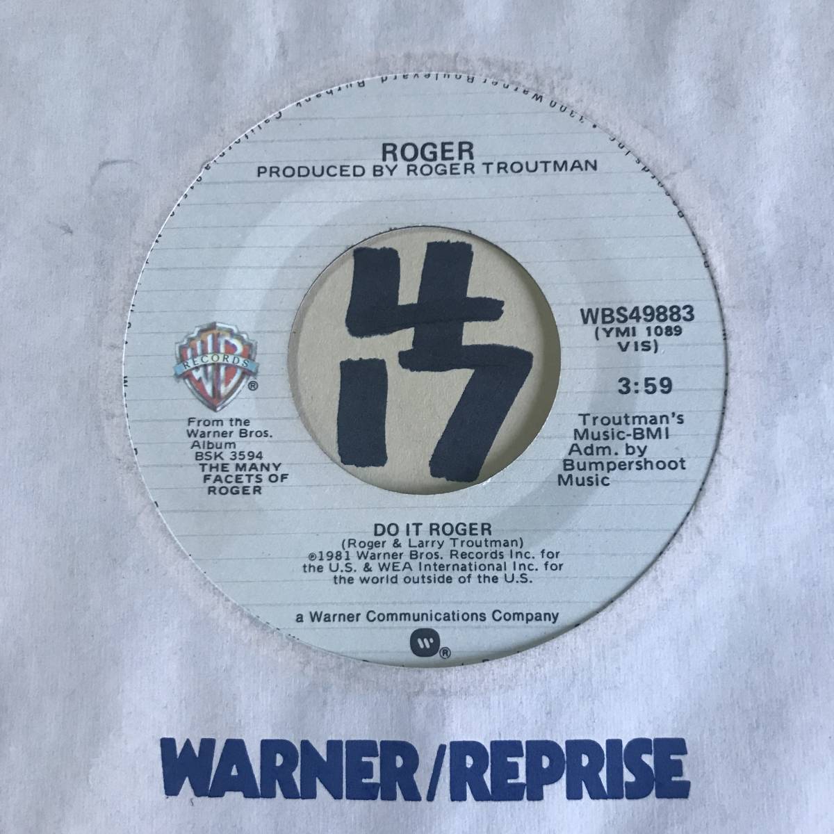 試聴 ROGER DO IT ROGER / BLUE 使い勝手の良い7インチをこの機会に 写真のものが全て(R&B、ソウル)｜売買された ...
