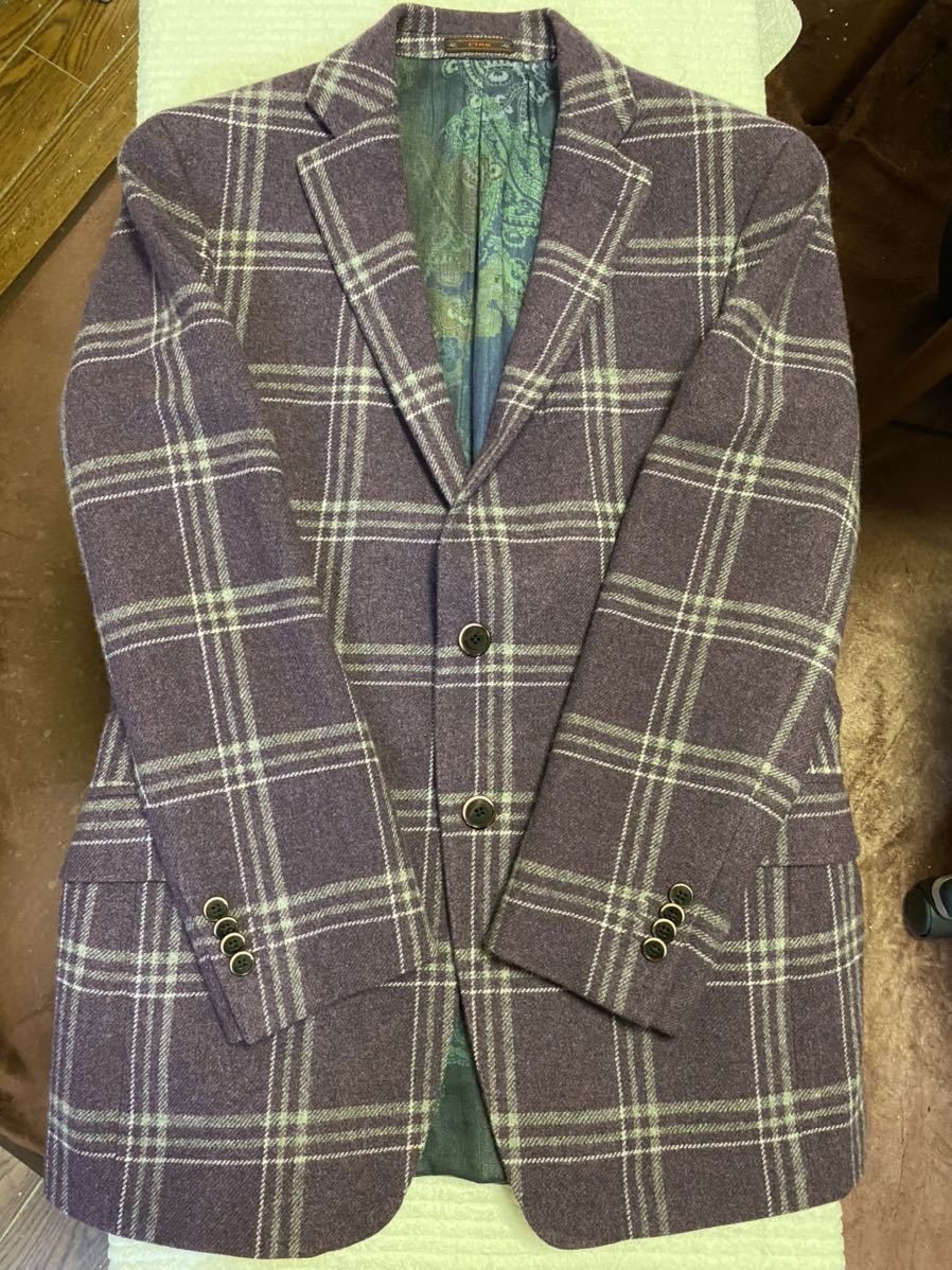 ETRO エトロ カシミア100％ ジャケット 50 L相当 イタリア製 パープル 紫(テーラードジャケット、ブレザー)｜売買されたオークション情報、yahooの商品情報をアーカイブ公開 ...