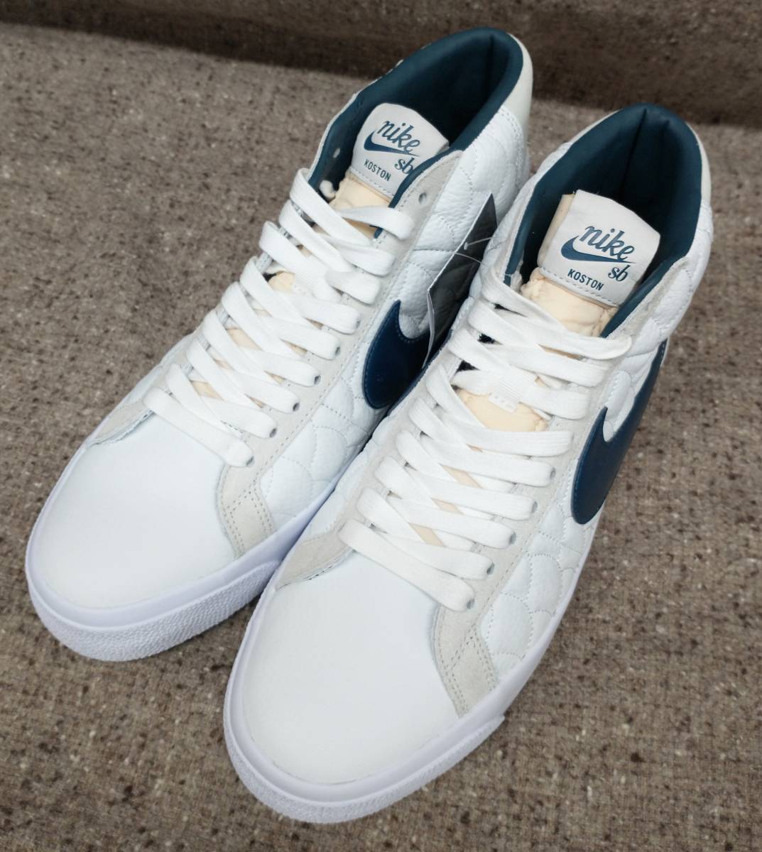 黒タグ付 NIKE SB BLAZER ZM MID EK Summit White/White-Nightshade Eric Koston スニーカー 28cm DO9399-100 店舗 ...