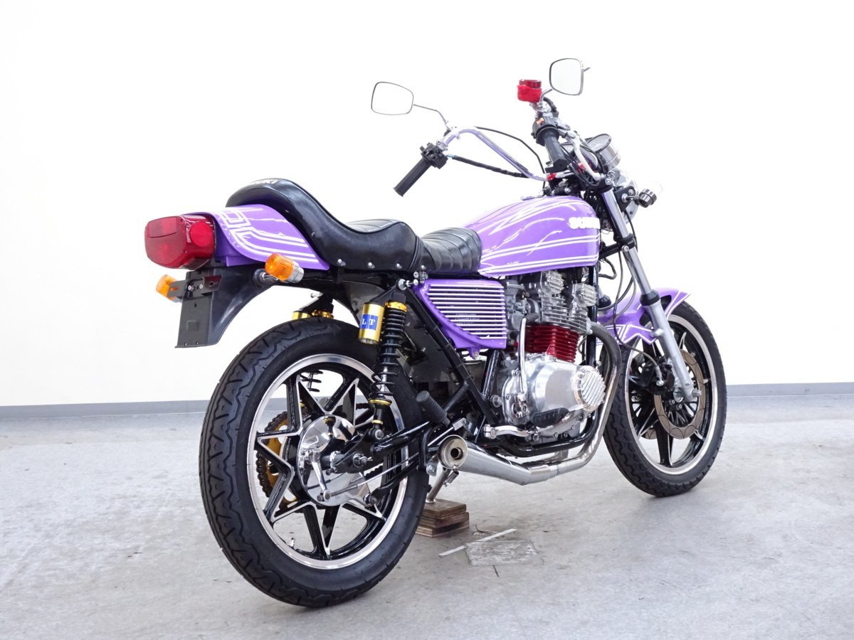 スズキ GS400 【動画有】ローン可 車検残有 令和6年4月迄 旧車 外装良好 星型キャスト カスタム車 GS400E SUZUKI 売り ...