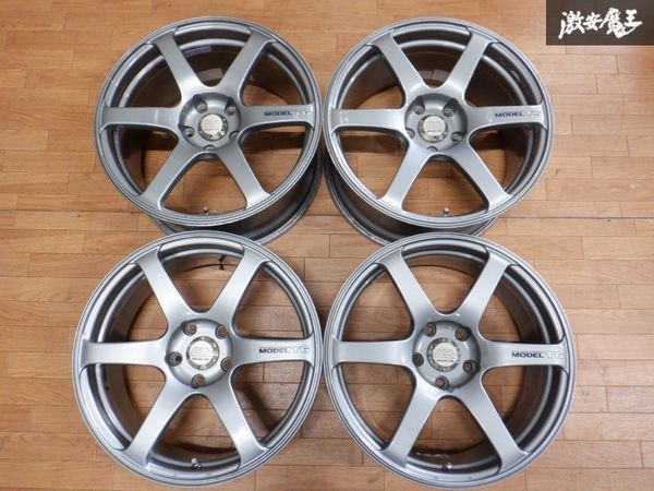 ヨコハマ AVS MODEL T6 モデルT6 ホイール 18インチ 8J +38 9J +45 PCD114.3 5穴 4本 ドリ車 ...