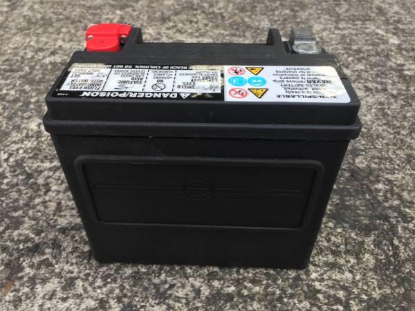 65989-90B 66000211 ハーレー 純正 定価32228円 バッテリー ソフテイル ダイナ エボ EVO 65989-90A ...