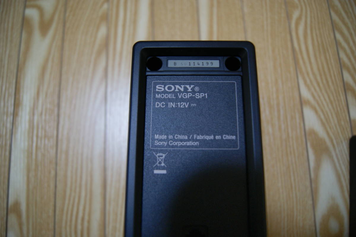 SONY ソニー VAIO スピーカー VGP-SP1 ブラック(ステレオ)｜売買されたオークション情報、yahooの商品情報をアーカイブ公開 - オークファン（aucfan.com）