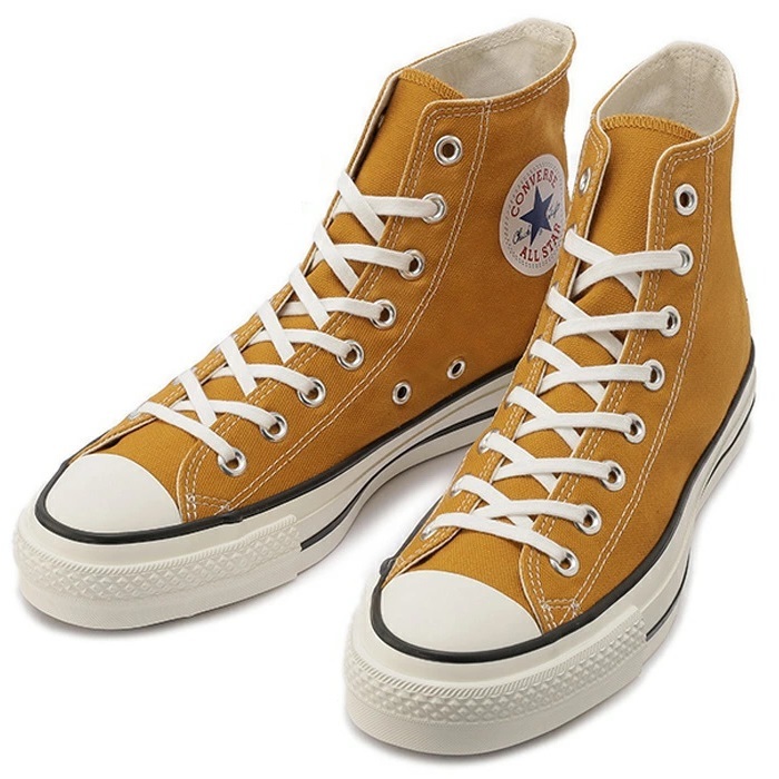CONVERSE CANVAS ALL STAR J HI 黄土色 25.5cm コンバース キャンバス オールスター ジャパン ハイ 日本製 JAPAN MASTARD 31304840 ...