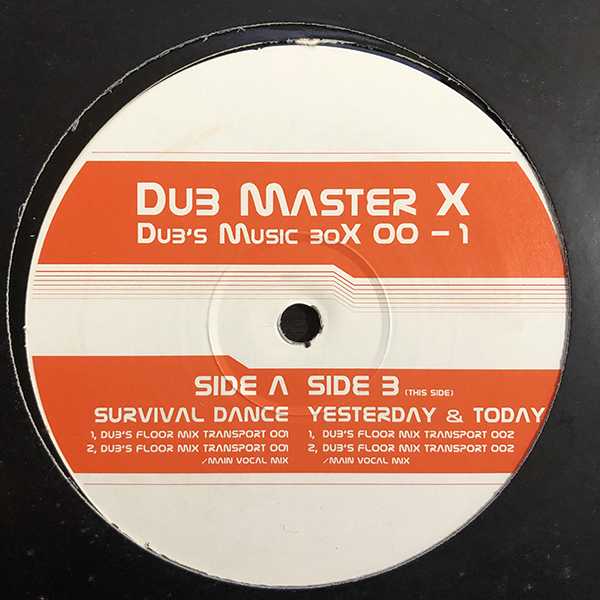 DUB MASTER X / DUB'S MUSIC BOX 00-1 Rhythm Republic TRF / survival ...