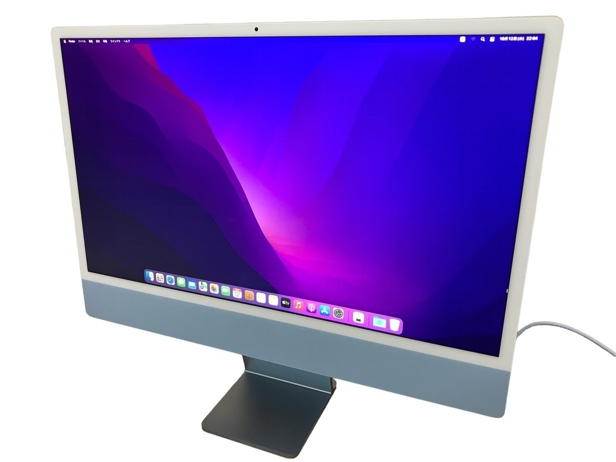 極 Apple iMac 24インチ M1 2021 Retina LCD 4.5K A2438 Z12X000R3 チップ Apple M1 ...