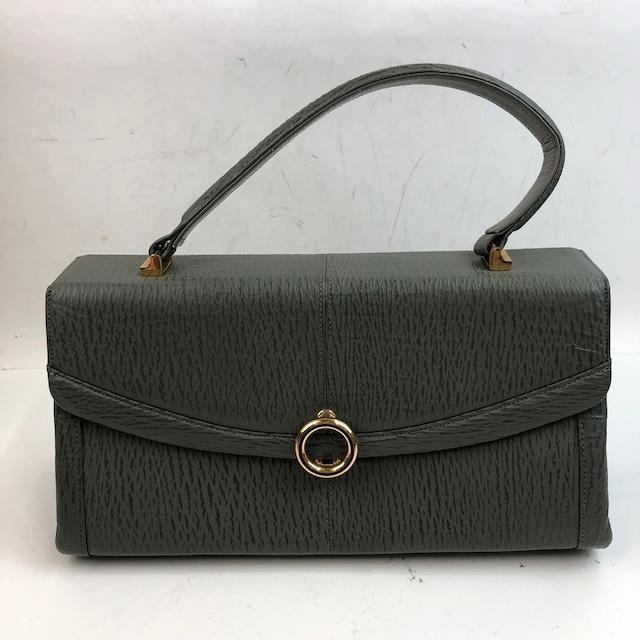 ANNE FLORA アンネフローラ レザー トートバッグ ハンドバッグ カーキ レディース メンズ ブランド 手提げ 鞄(ハンドバッグ ...