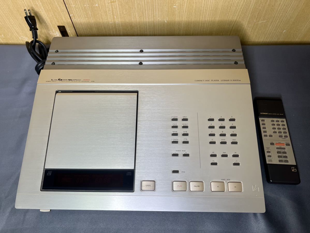 LUXMAN/ラックスマン D-500X'sII CDプレーヤー リモコン付(一般)｜売買されたオークション情報、yahooの商品情報をアーカイブ公開 - オークファン（aucfan.com）