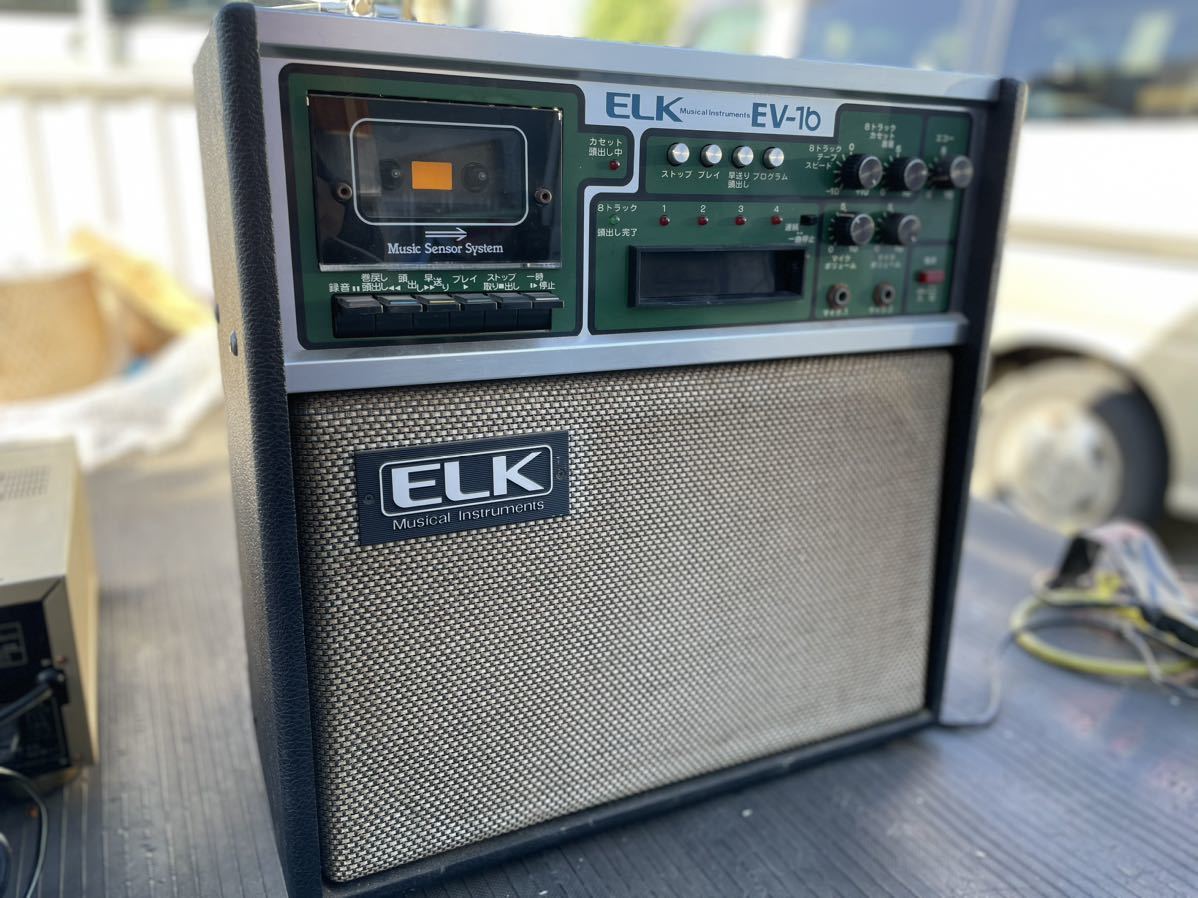 展示品 ELK Musical Instruments ECHO VOCAL ボーカル EV-16 EV-1B スピーカーアンプ カセットテープエコー ビンテージ 完動品(エフェクター)｜売買 ...