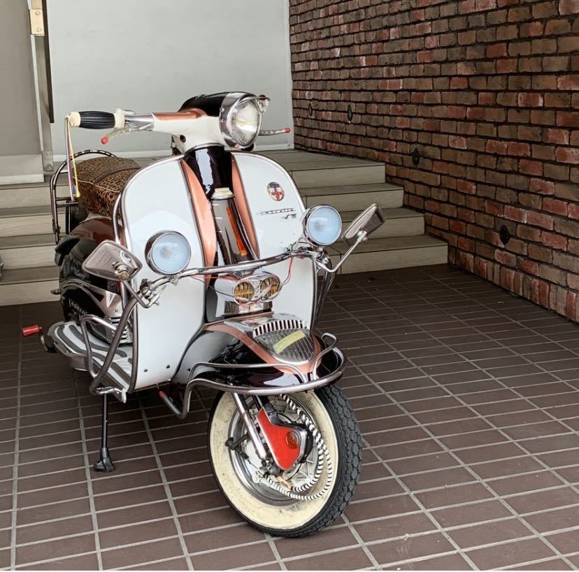 VESPA LAMBRETTA jug handle crash bar ベスパ ランブレッタ クラッシュバー アクセサリー モッズ mods ...