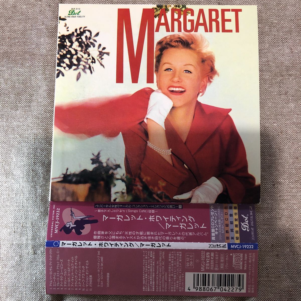 紙ジャケCD／マーガレット／マーガレット ホワイティング／ ミルト ロジャース：arr.cond 1958年録音(ボーカル)｜売買されたオークション情報、yahooの商品情報をアーカイブ公開 ...