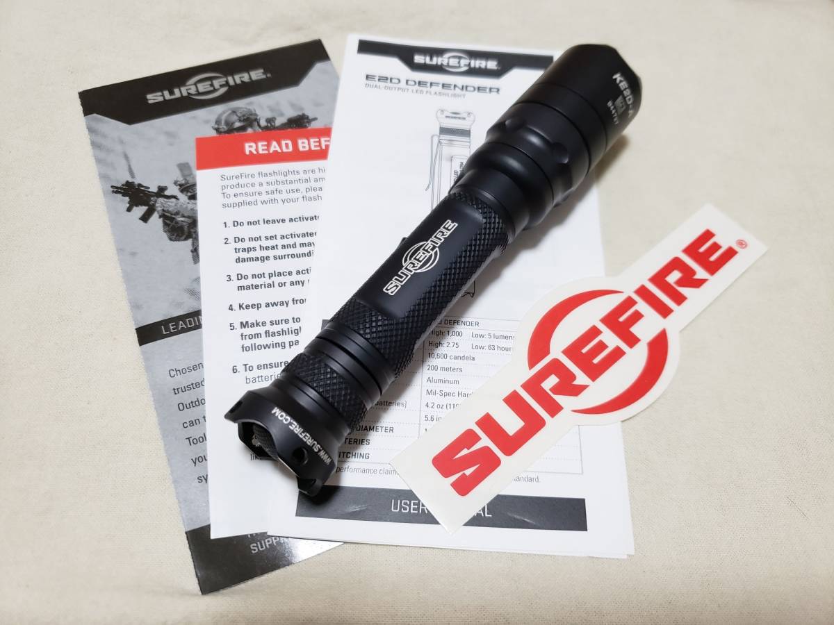 1オーナーほぼ SUREFIRE E2D LED DEFENDER ULTRA シュアファイア ディフェンダー ウルトラ(シュアファイヤー ...