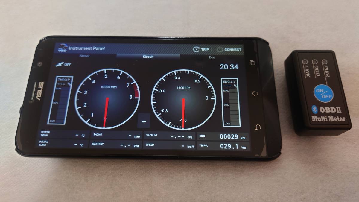 OBD2 マルチメーター M-OBD-V01A スマホセット ELM327(その他)｜売買されたオークション情報、yahooの商品情報を ...