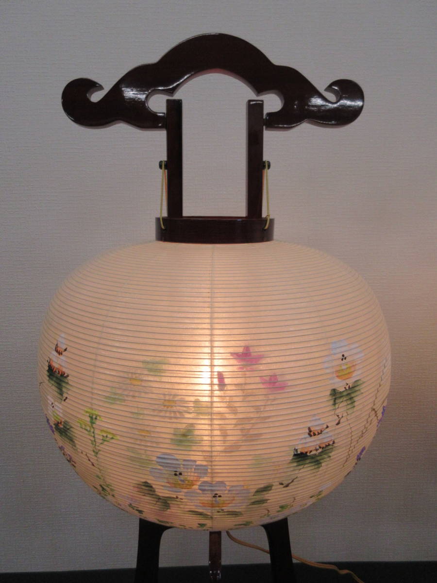 M0812 盆提灯 2点セット 回転灯 13号 簡単組立 盆ちょうちん 初盆 お盆飾り 高さ約97㎝ 現状品(仏具一般)｜売買された ...