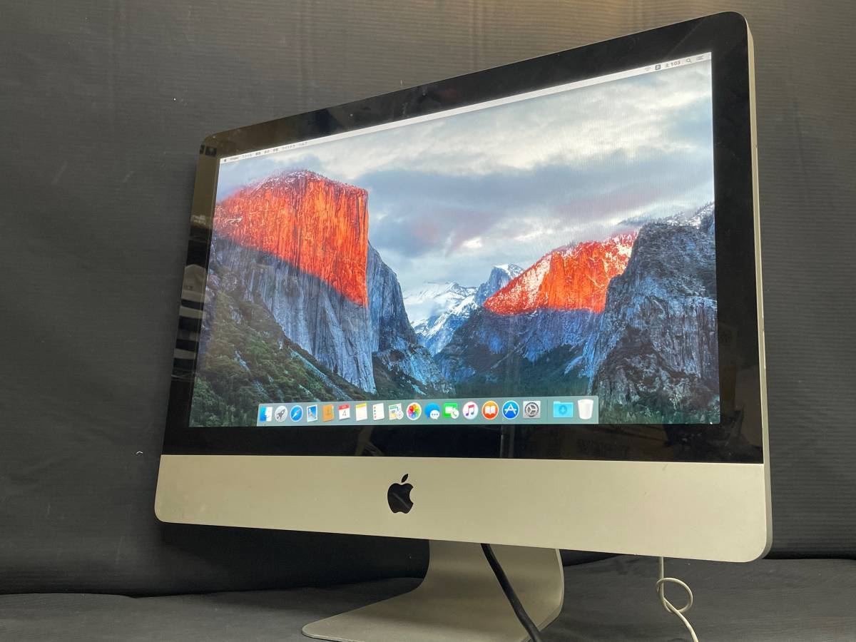 iMac 2011 A1311 Core i5 2500S 2.7Ghz/RAM:4GB/HDD:1TB/21.5インチ El Capitan ...