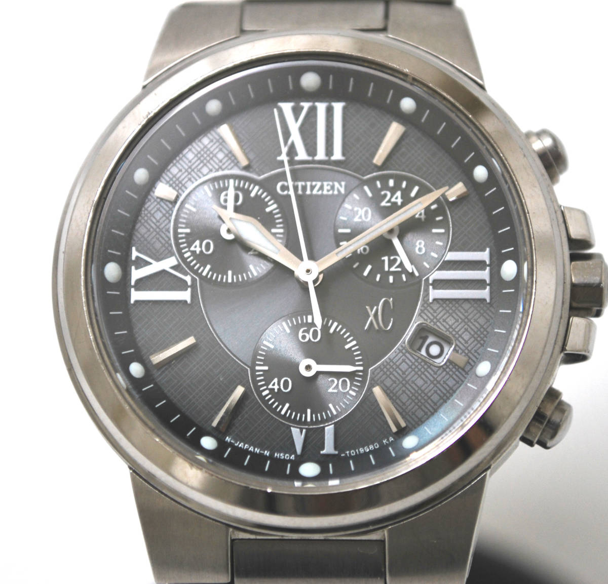 CITIZEN シチズン メンズ エコドライブ ソーラー H504-T012477 TA 腕時計(クロスシー)｜売買されたオークション情報 ...