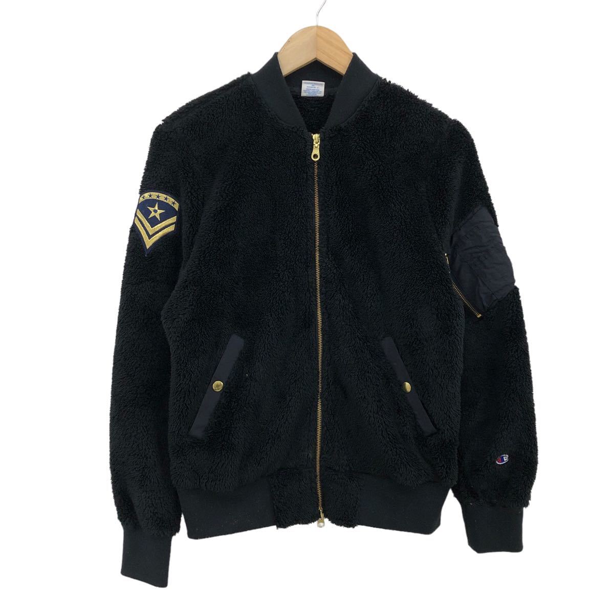 Nm087 Champion チャンピオン フリース ジップアップ ジャケット ブルゾン 上着 羽織り アウター ブラック 黒 レディース L(女性用)｜売買されたオークション情報、yahoo ...
