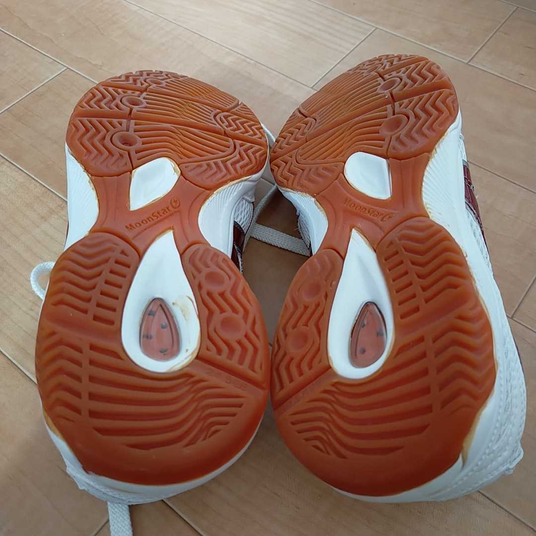 MoonSTAR GYMSTAR 24.5EE 体育館シューズ 外履き 室内履き ランニングシューズ 白×赤 ムーンスター スニーカー(24.5cm)｜売買されたオークション情報、yahooの ...