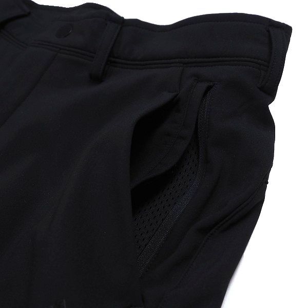 N907 adidas アディダス 秋冬 裏起毛 ストレッチ ゴルフパンツ 保温 裏フリース ベルトループ 耐水加工 O ブラック(86cm ...