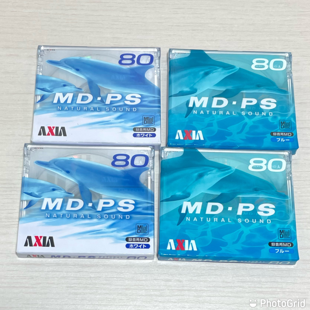 匿名配送 MD ミニディスク / AXIA MD PS 80 ホワイト ブルー アクシア(記録メディア)｜売買されたオークション情報 ...
