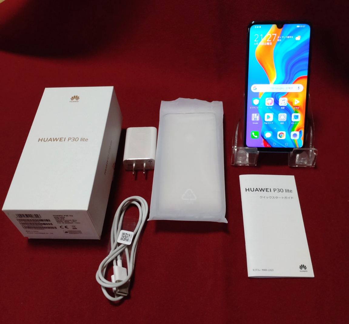 HUAWEI P30 Lite 64GB ピーコックブルー MAR-LX2J SIMフリー版(Android)｜売買されたオークション情報 ...