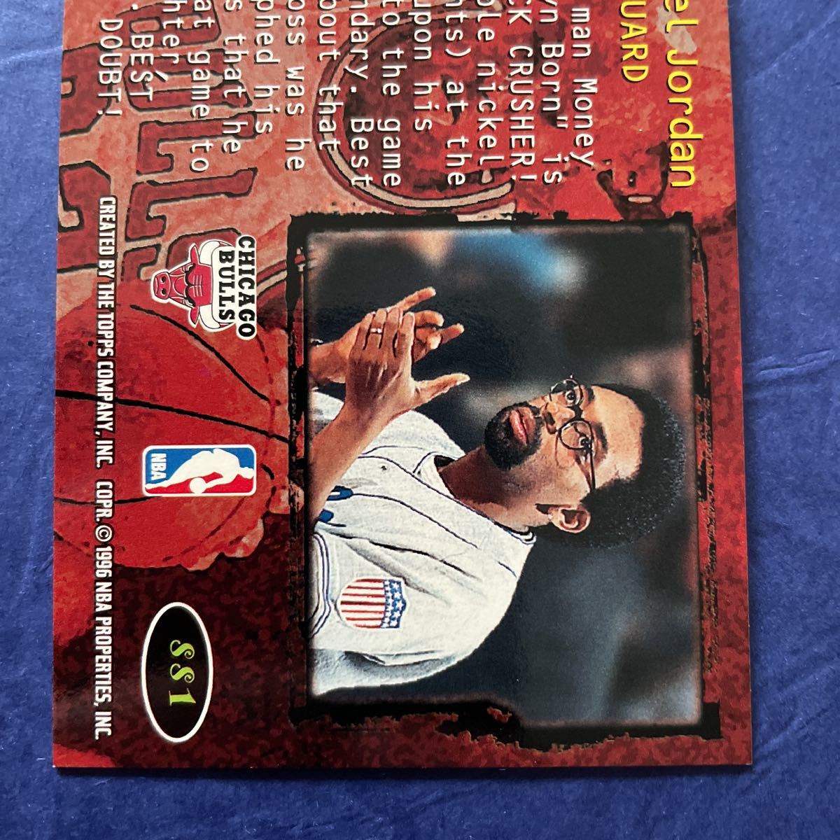 1995-96 Topps Stadium Club Spike Say’s #SS1 Michael Jordan NBA CHICAGO ...