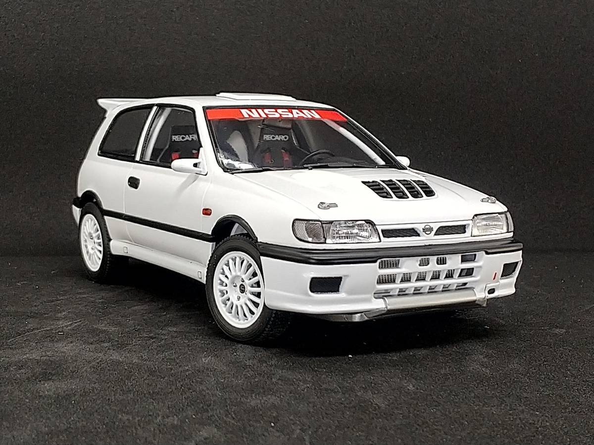 ハセガワ 1/24 RNN14 パルサーGTi-R ラリー仕様 完成品 ホモロゲ取得仕様 プライベーター供給仕様イメージ(完成品)｜売買された ...